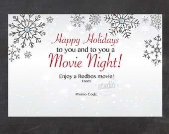 Redbox Movie Code | Etsy