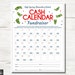 Cash Calendar Fundraiser Flyer Template, Take Home Fundraising Event ...