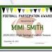 Editable End of Season Football Award Certificates Custom - Etsy