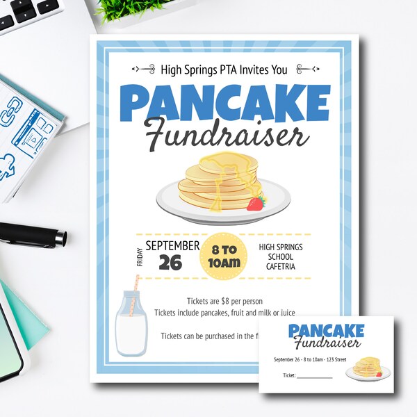 Breakfast Ticket Template - Etsy