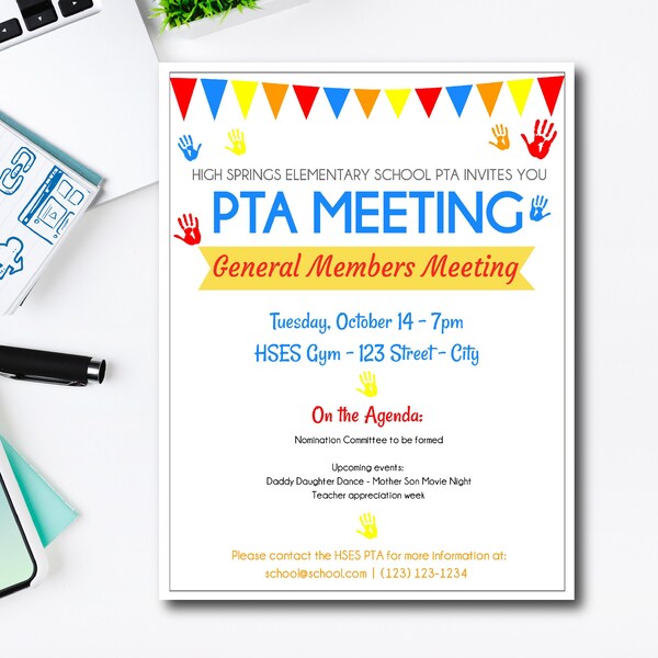 Flyer for Organization - Etsy