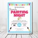 Family Painting Night Event Flyer Template Art Night Fundraiser Flyer ...