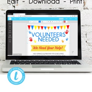 Volunteers Needed Flyer Template | Back to School Flyer | Volunteer ...