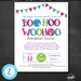 Boohoo, Woohoo School Flyer Template, First Day of School Breakfast ...