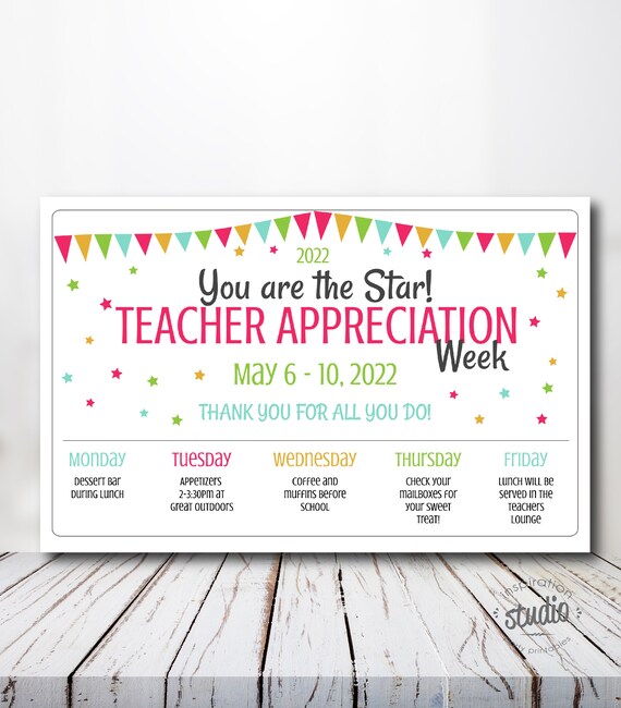 Star Of The Week Poster Template