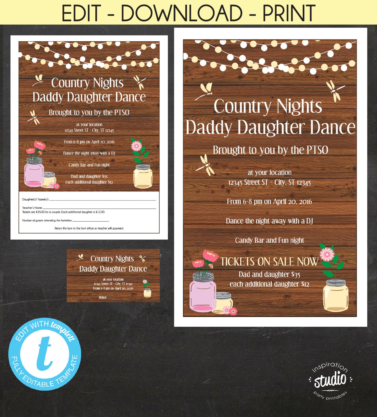 Country Nights Father Daughter Dance Daddy Daughter Dance | Etsy