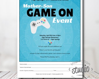 Editable Family Movie Night Flyer Instant Download PTA / - Etsy