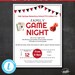 Family Game Night Flyer Template School or Church (Instant Download) - Etsy