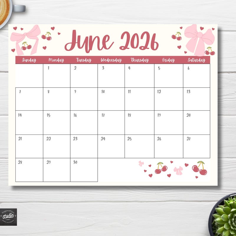2026 Girly Calendars - Etsy