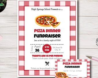 Spaghetti Dinner Fundraiser Flyer and Tickets Italian Night | Etsy