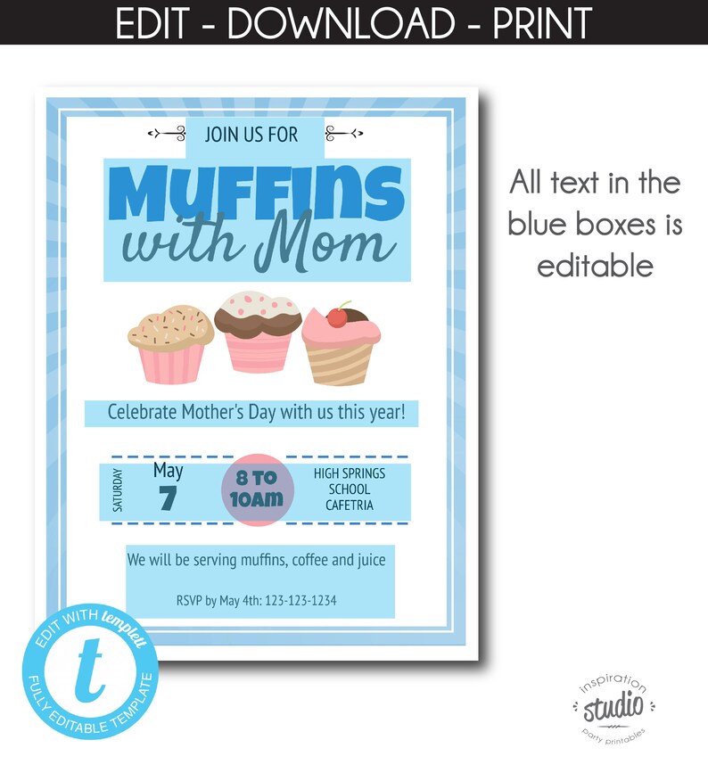 muffins-with-mom-flyer-flyer-template-pta-pto-church-etsy