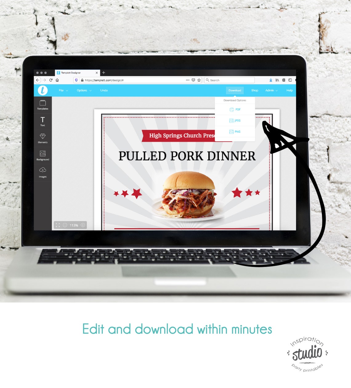 Pulled Pork Fundraiser Flyer Template, Barbecue Dinner Fundraiser Flyer ...