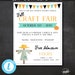 Fall Craft Fair Flyer Template School Church PTA PTO - Etsy