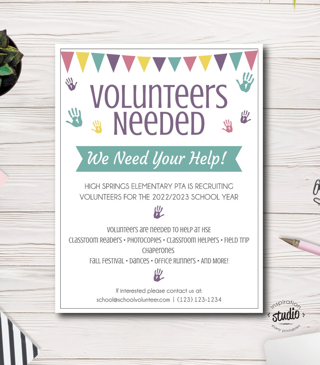 Volunteers Needed Flyer Template, Back to School, Charity Volunteer ...