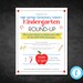 Kindergarten Round-up Event Flyer Template School Enrollment Flyer ...
