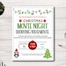 Christmas Movie Night Flyer Template, Movie Night, Family Movie Night ...