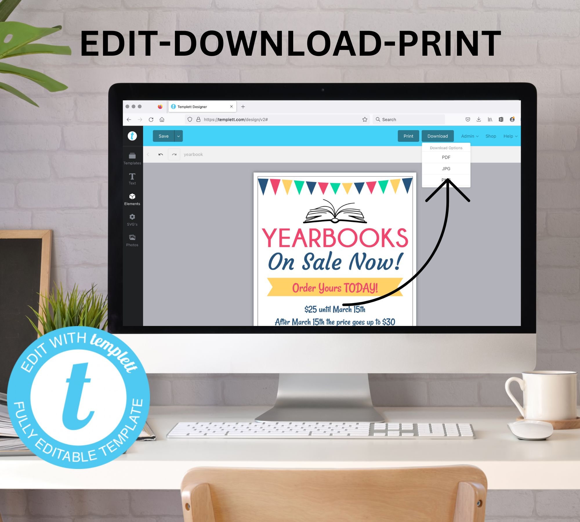 Yearbook Sale Flyer Template, School Template, Yearbooks on Sale Flyer ...