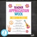 Groovy 1970's Theme Teacher Appreciation Week Poster and - Etsy