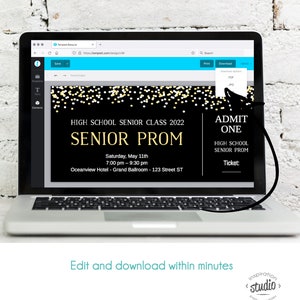 Senior Prom Tickets Junior Prom Tickets Event Tickets - Etsy