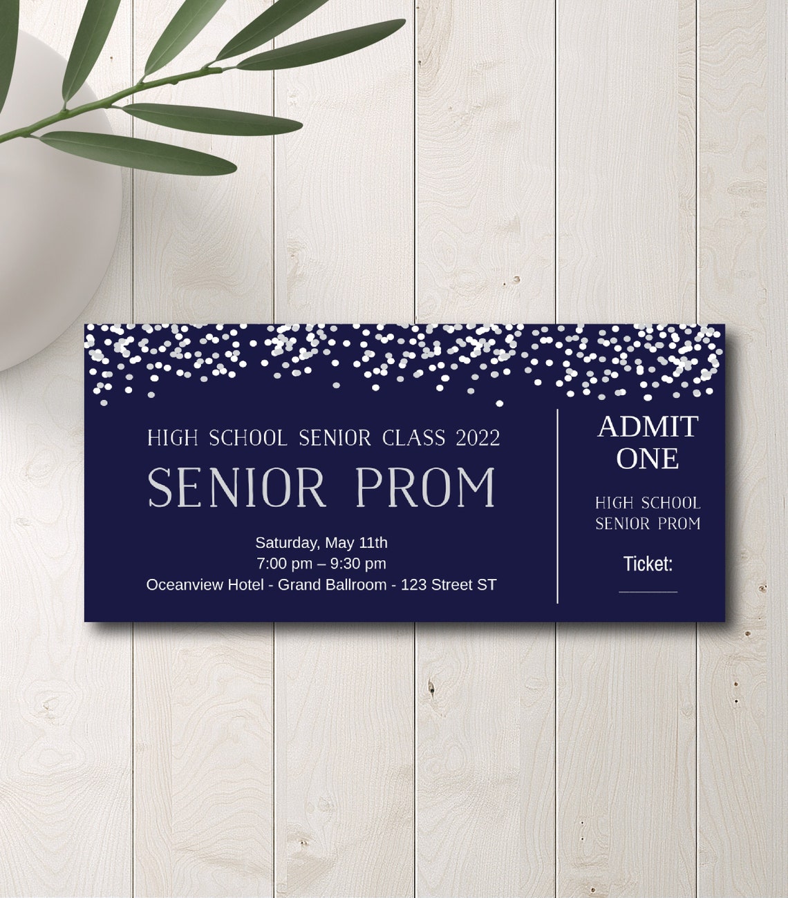 Senior Prom Tickets Junior Prom Tickets Event Tickets - Etsy