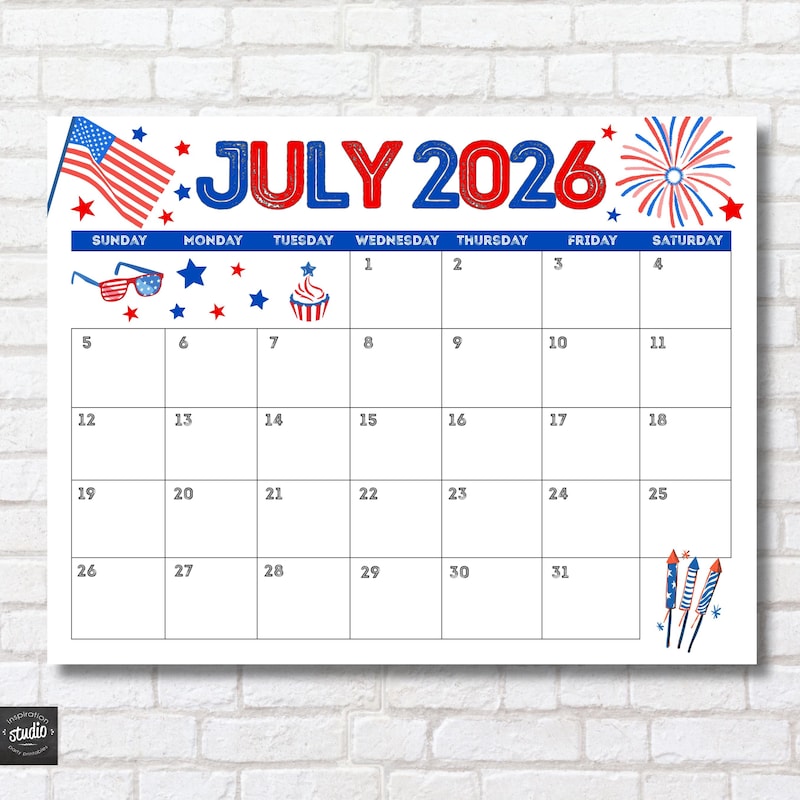 2026 Patriotic Calendars - Etsy