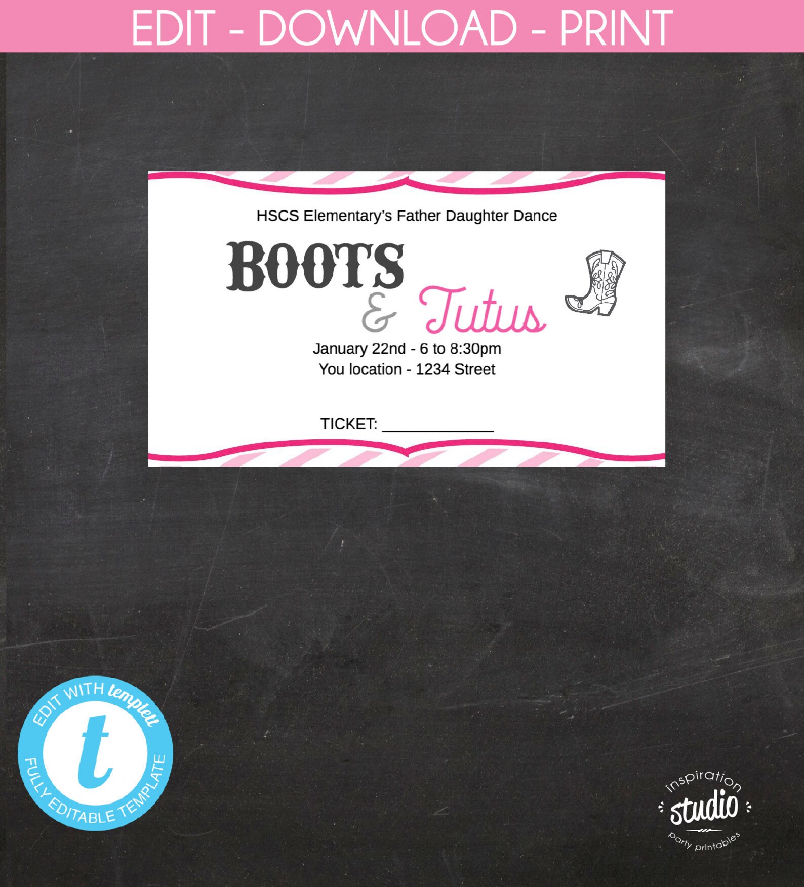 Boots and Tutus Father Daughter Dance Daddy Daughter - Etsy