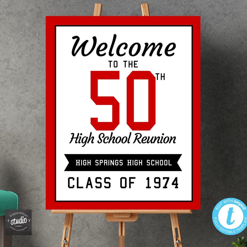 50 Year Reunion - Etsy