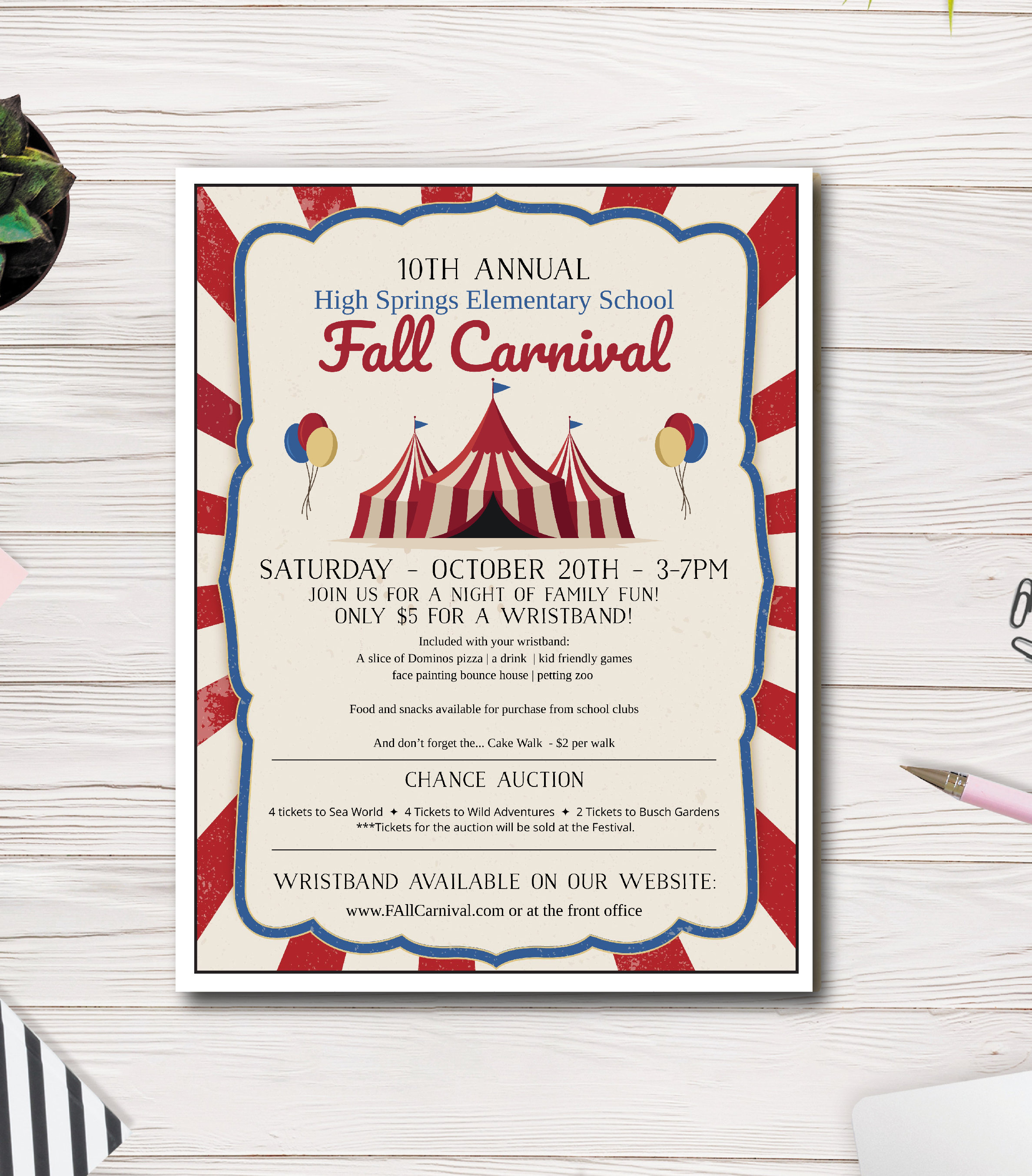 Fall Festival Carnival Flyer