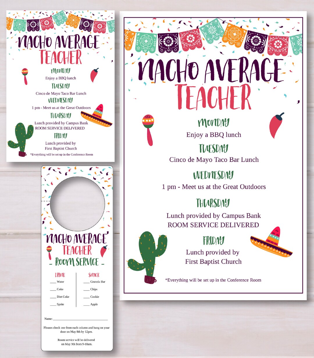Nacho Average Teachers | Teacher Appreciation Week - Poster, Invite ...