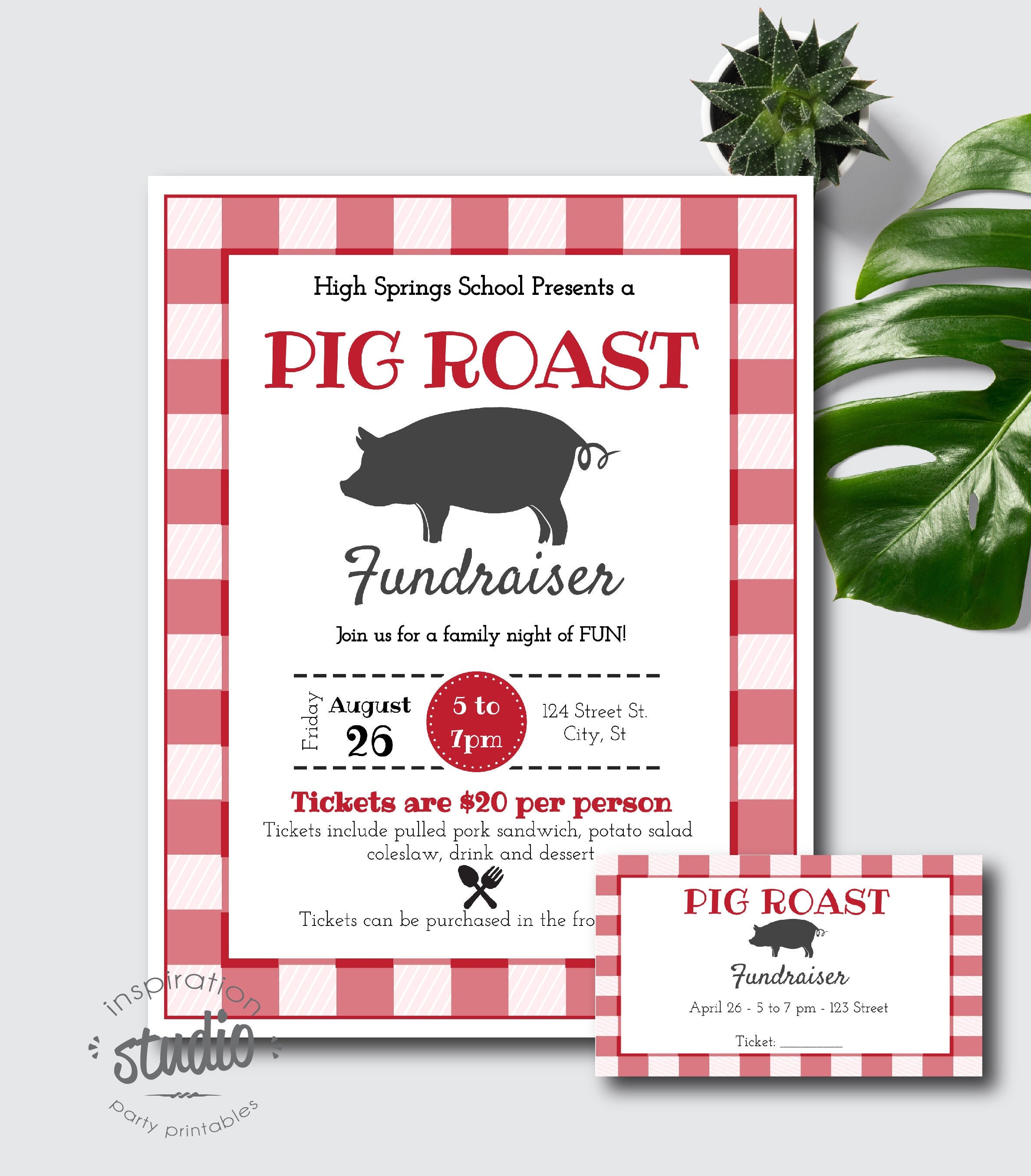 Free Clipart Of Pig Roast