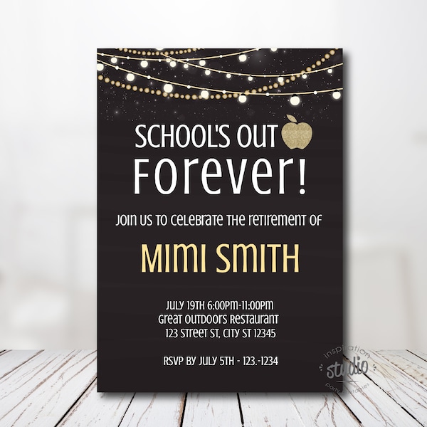 Teacher Retirement Party - Etsy