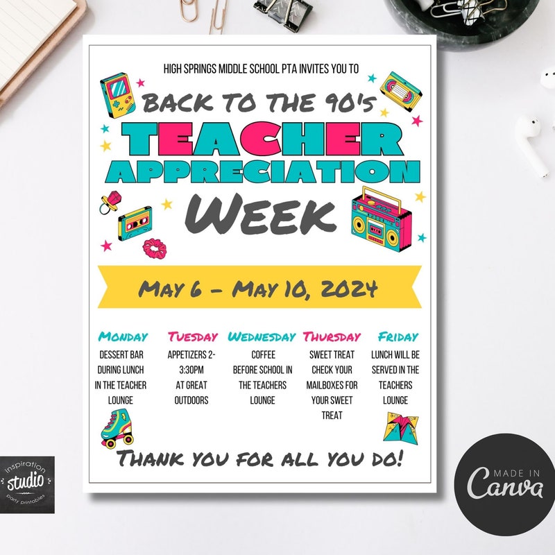 Teacher Appreciation Week - Etsy