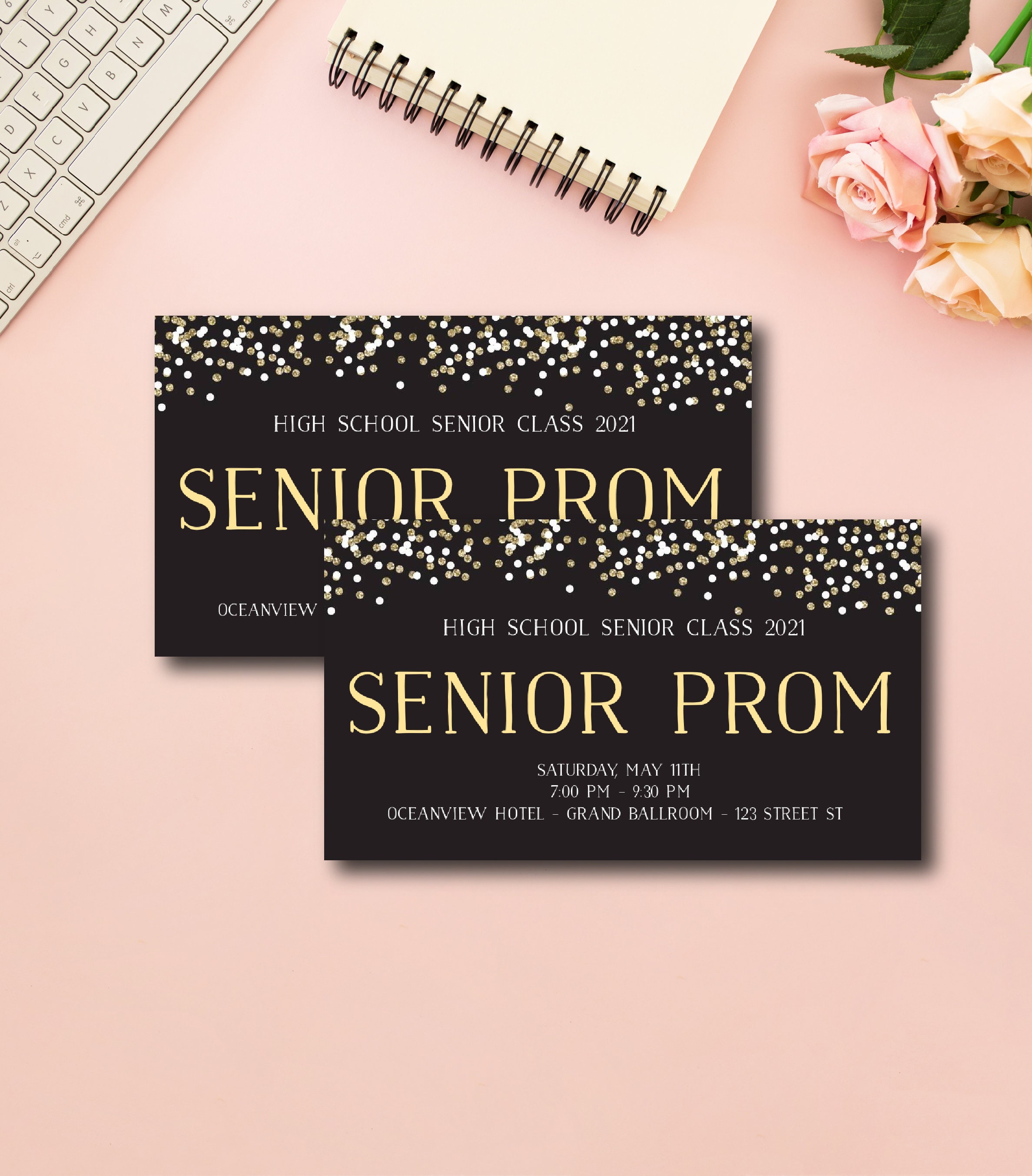 Prom Ticket Designs