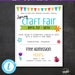 Spring Craft Fair Flyer Template School Church PTA PTO - Etsy