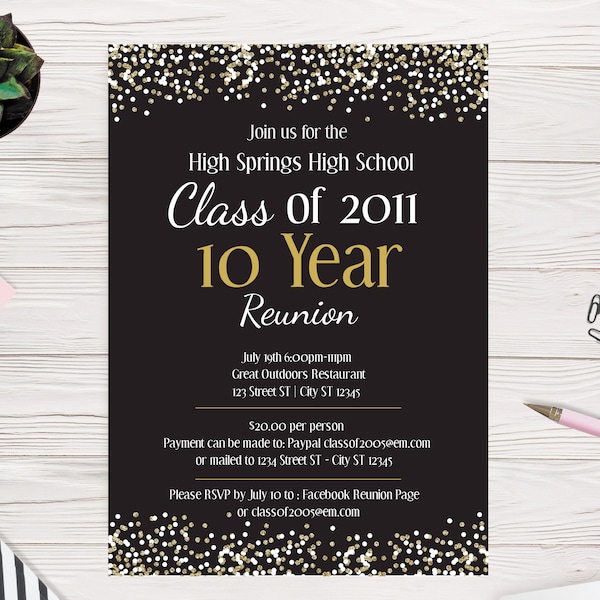 Memorial Board for Reunion in Memory of Classmates Sign Class Reunion ...