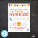 Family Math Night Event Flyer Template, School Math Night Flyer ...