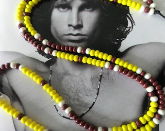 Robert Plant Circa 1974 Led Zeppelin Bead Necklace/hippie Jewelry ...