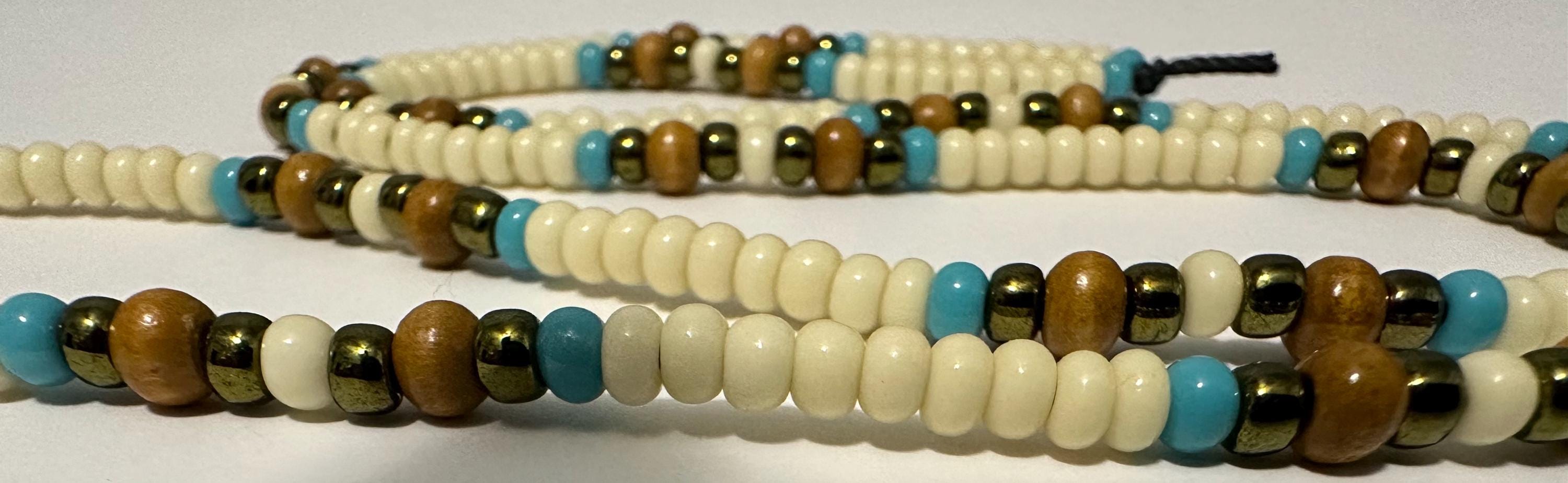1967 Hendrix Monterey Pop Bead Necklace. Hippie Bead Necklace/bead ...