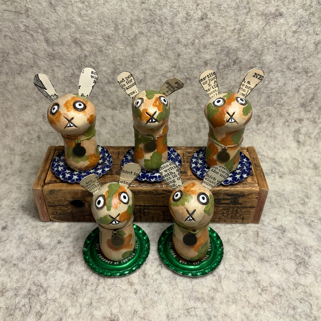 Stumpy Bunny - Camouflage du désert - Etsy France