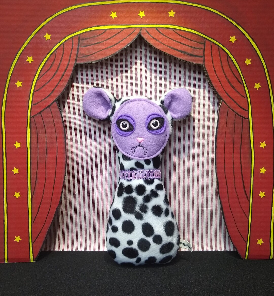 Plushie Punk Black Spotted - Etsy