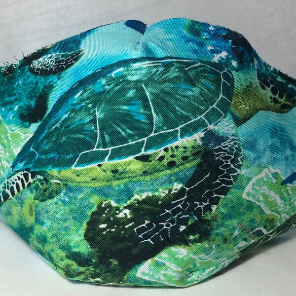 Sea Turtle Face Mask - Etsy