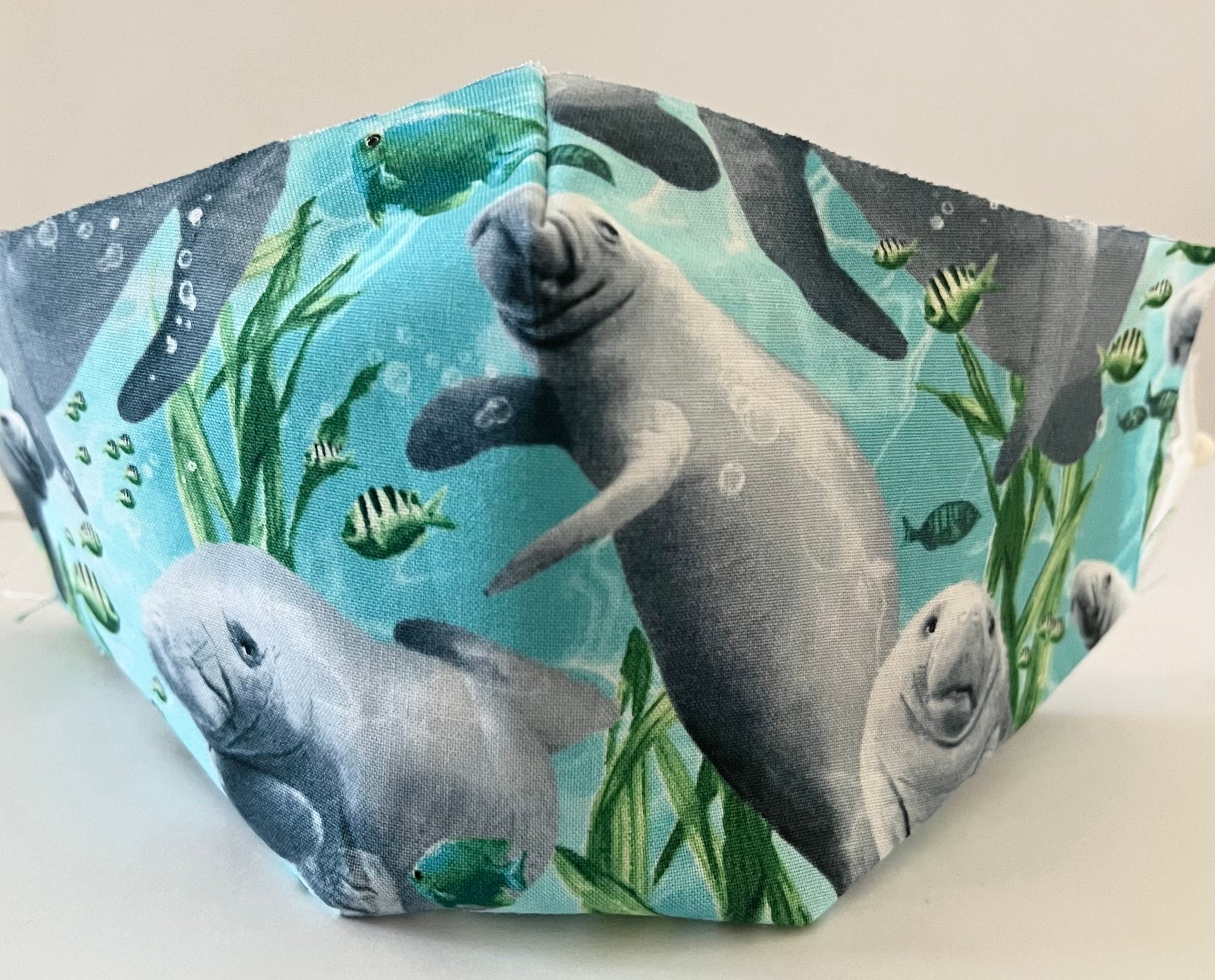 Manatee Face Mask - Etsy