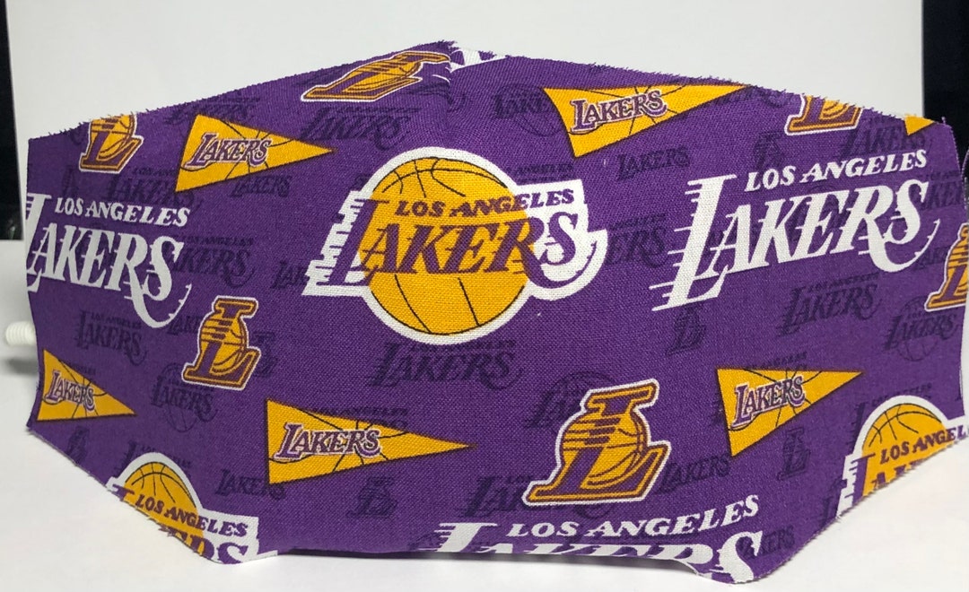 LA Lakers Face Mask - Etsy