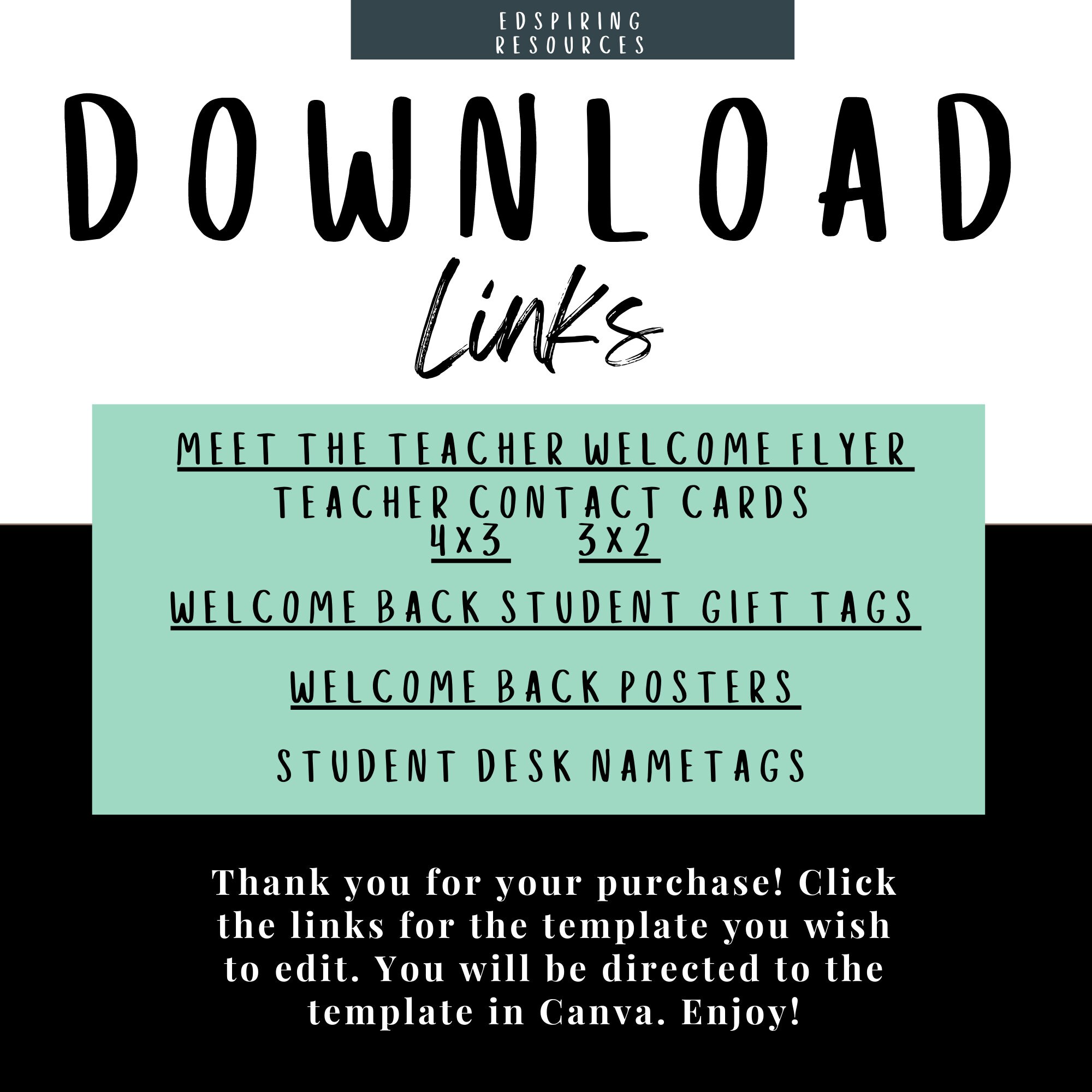 Meet the Teacher Bundle | 5 Sets of Back to School Templates | Welcome ...