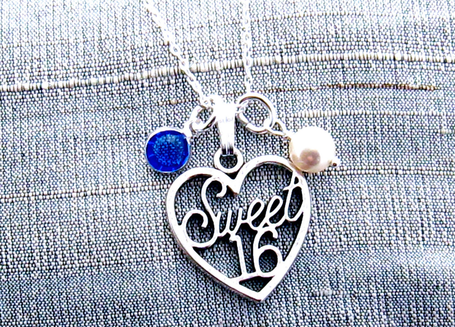 Sweet 16 Jewelry Gift for Girls, Personalized Sweet 16 Necklace ...