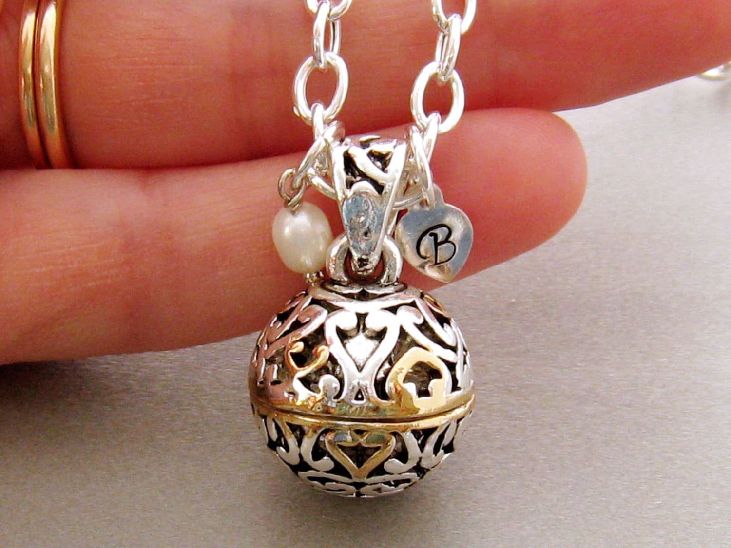 Secret Compartment Locket Necklace Sterling Fill Chain - Etsy Australia