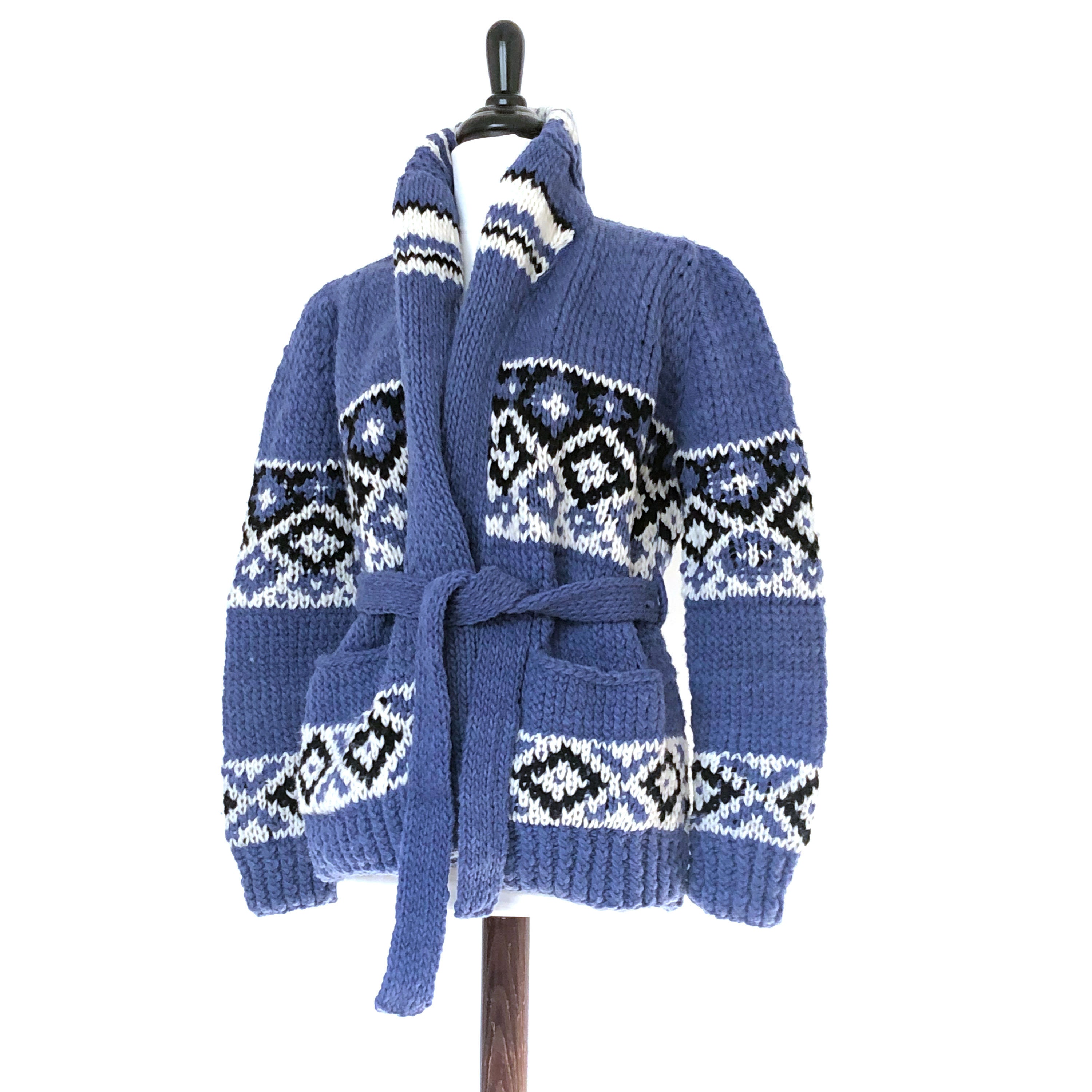 Cardigan Sweater Chunky Knit With Tie Starsky Marilyn Sweater | Etsy