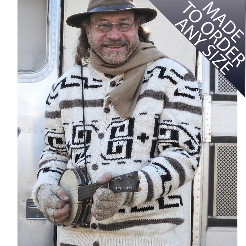 Custom Big Lebowski Dude Sweater the Dude Cardigan Cowichan - Etsy UK