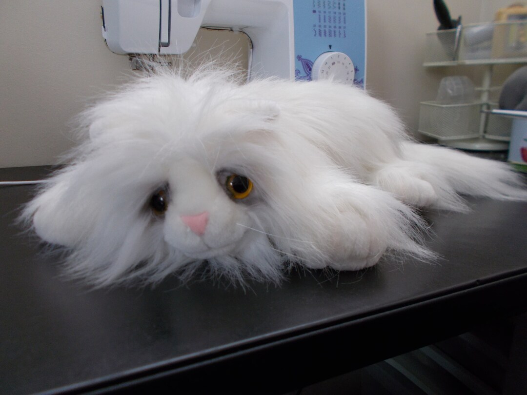 1999 EUC Large Gorgeous Dakin Applause Lou Rankin Louie Kitty Cat Plush ...