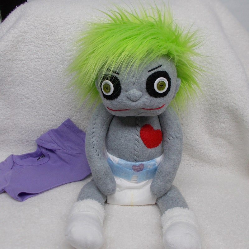 Button Eye Doll - Etsy